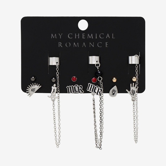 Hot Topic | Jewelry | My Chemical Romance Symbol Cuff Earring Set Hot ...